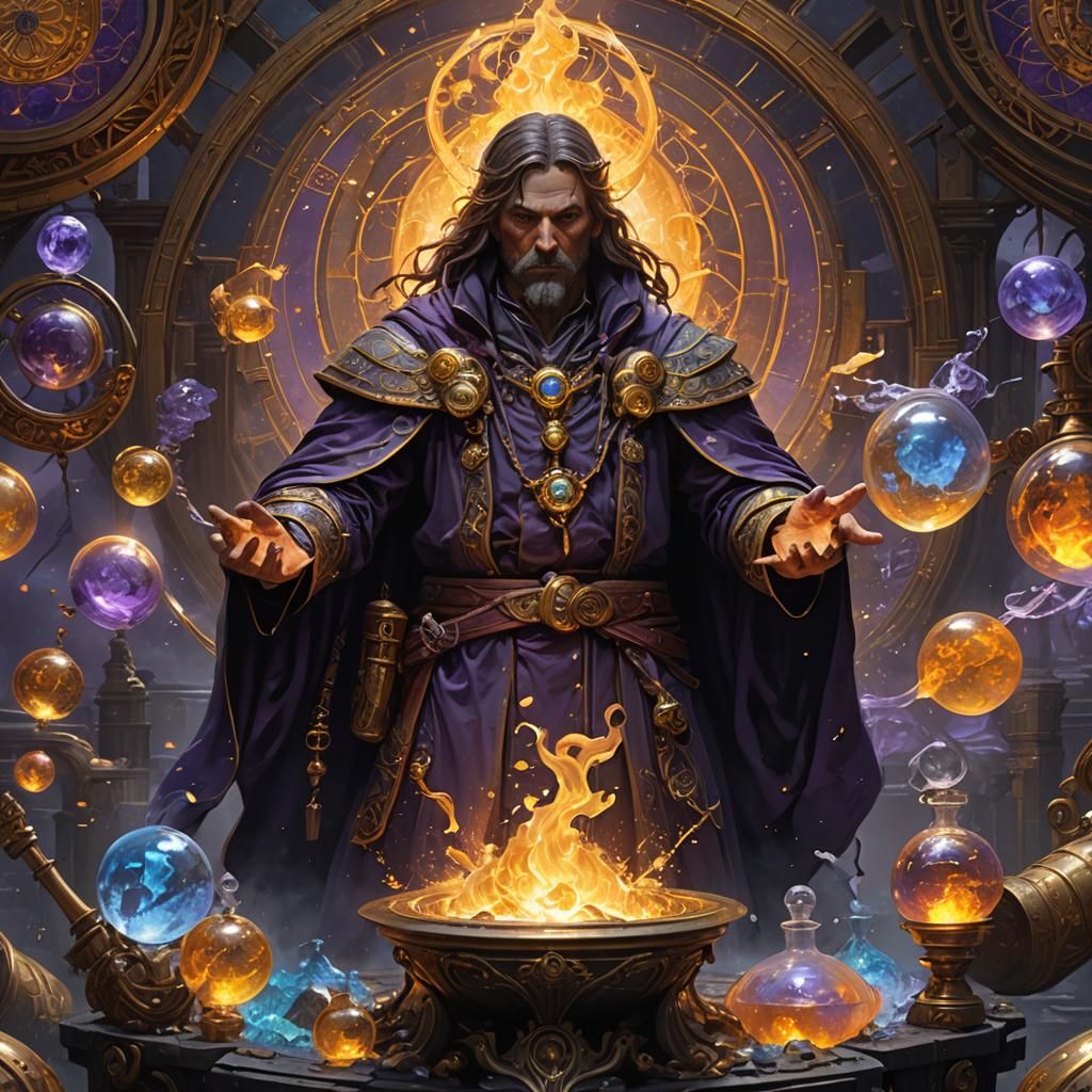 an alchemist - AI Generated Artwork - NightCafe Creator