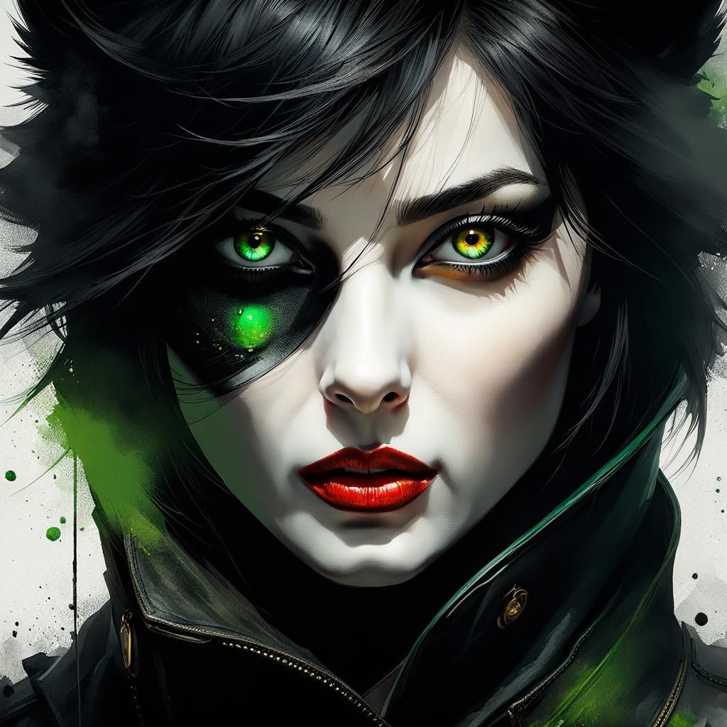 Green Assassin 2 - AI Generated Artwork - NightCafe Creator