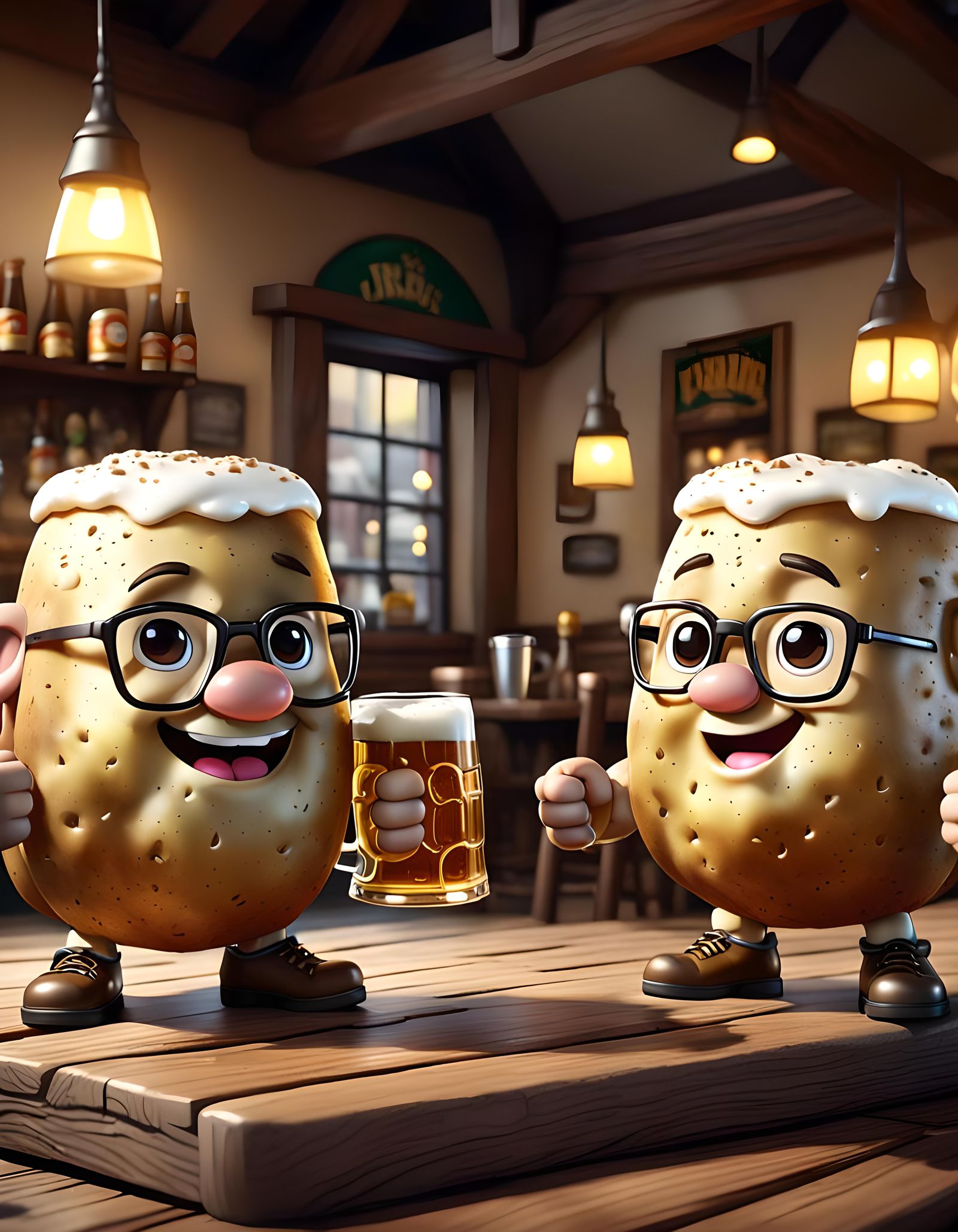 "This Spud's For You" II - AI Generated Artwork - NightCafe Creator