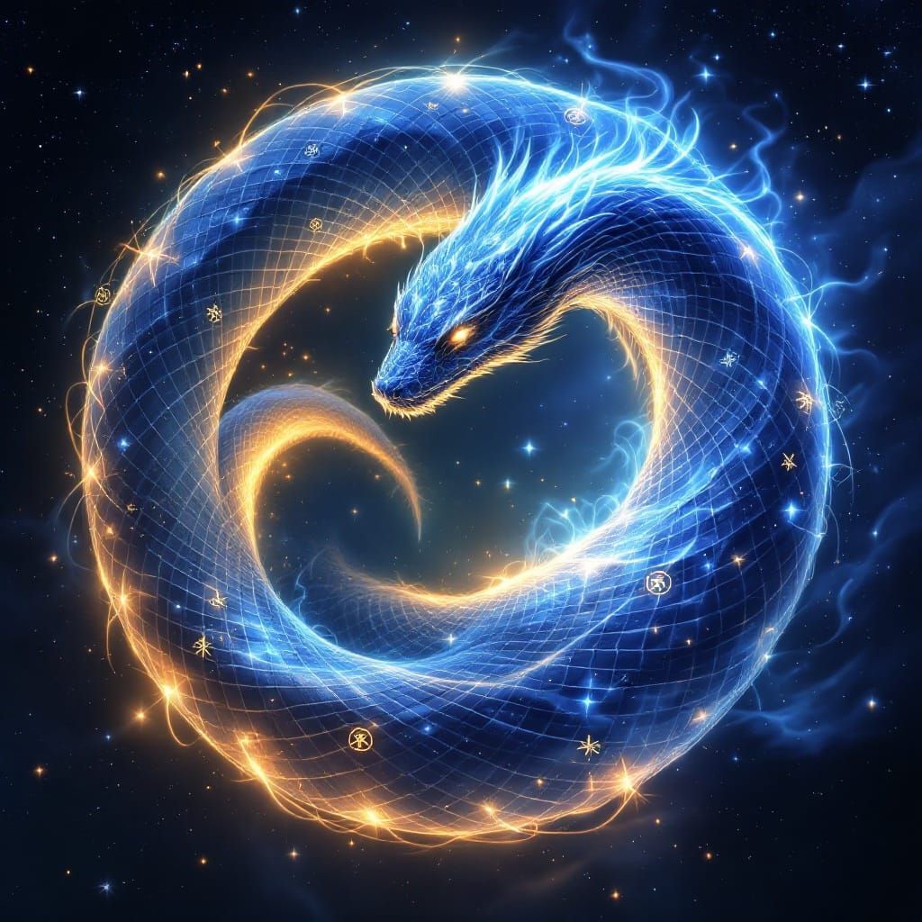 The Eternal Ouroboros Sigil - Ethereal Ouroboros Sigil in ...
