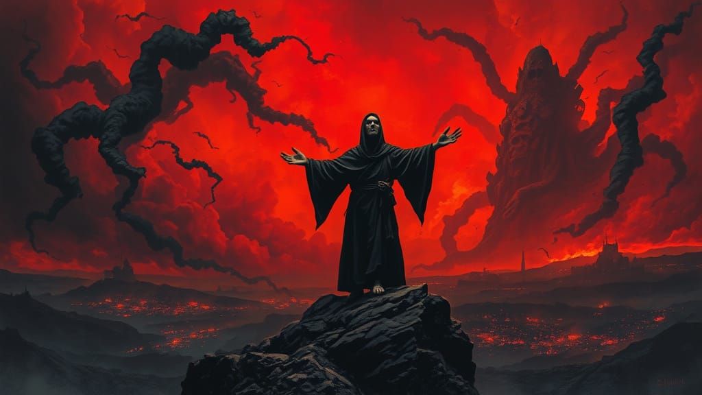 Gothic Apocalypse in Dark, Muted Colors - AI Art