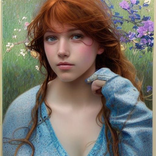 easy modern American teen 2 - Modern American Pin-Up Girl in...