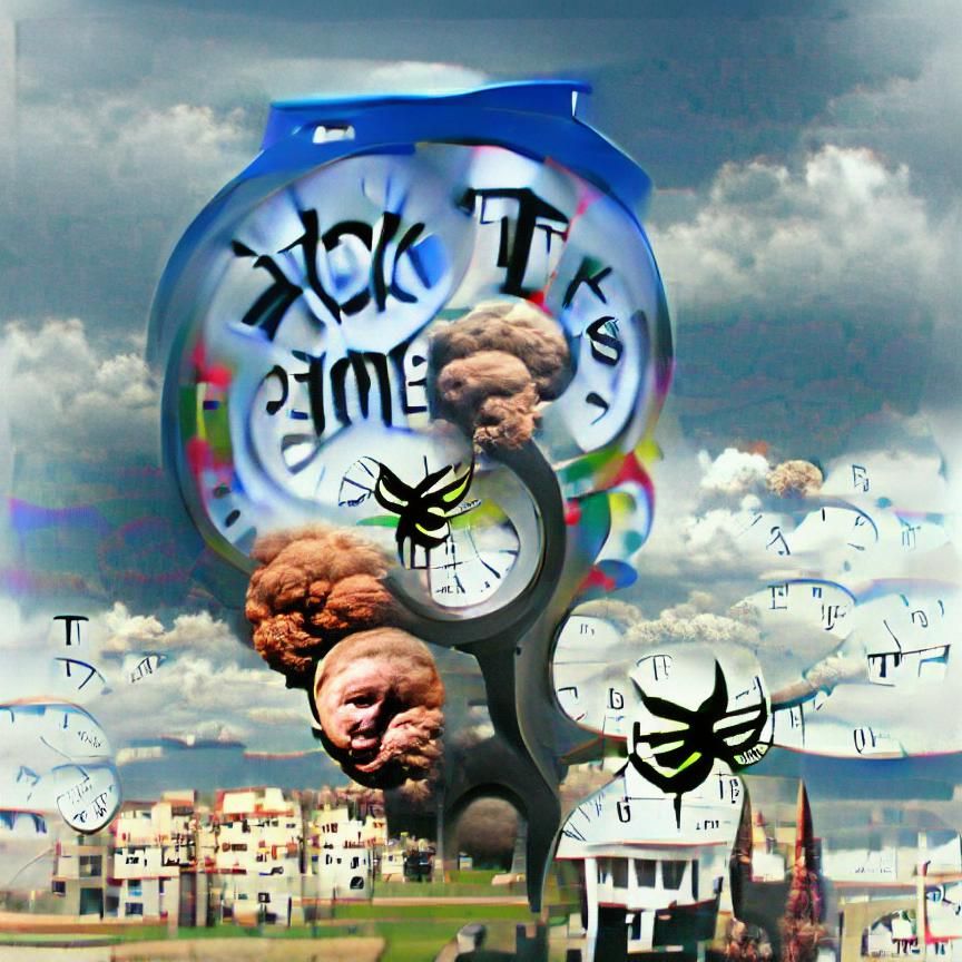 Tick tock goes the time bombs clock - AI Generated Artwork - NightCafe ...