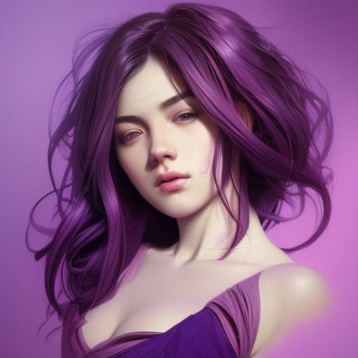 violet purple - AI Generated Artwork - NightCafe Creator
