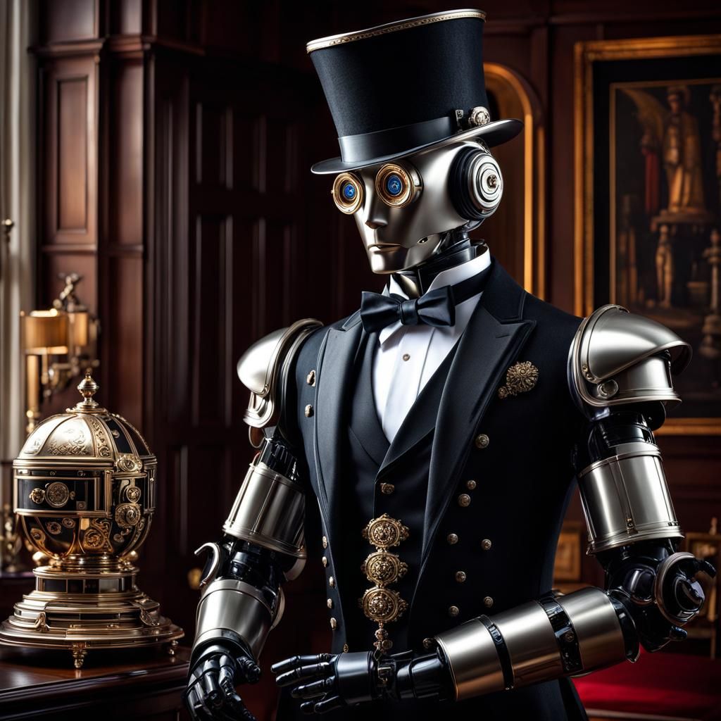 Victorian Robot Butler - Victorian Robot Butler