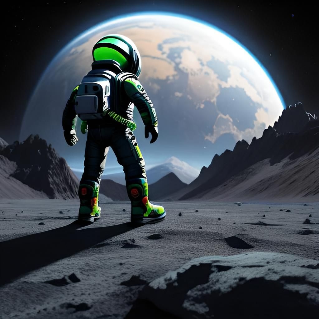 Alien space exploration - AI Generated Artwork - NightCafe Creator