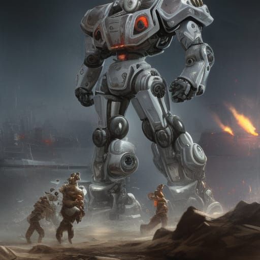 a packed full, mech warrior anger management class; stale coffee ...