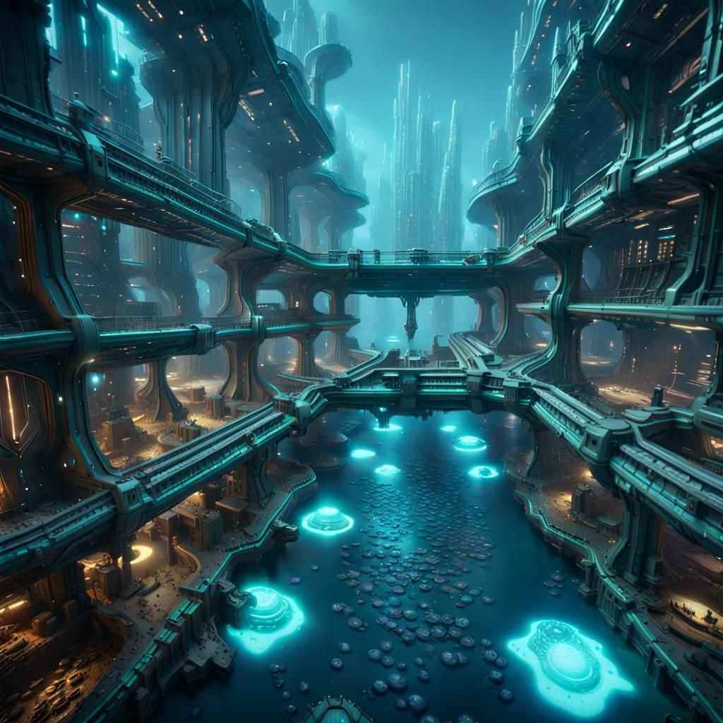 Atlantis. - AI Generated Artwork - NightCafe Creator