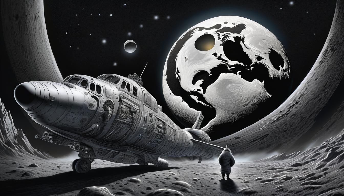 Gru Planning a Moon Base - AI Generated Artwork - NightCafe Creator