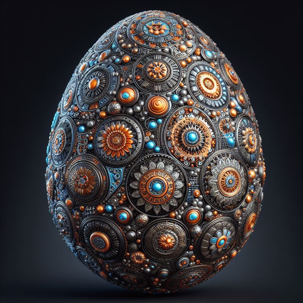 Dr. Pysanky's Eggs: Sunflower Flashbang (Regular) - AI Generated Artwork - NightCafe Creator
