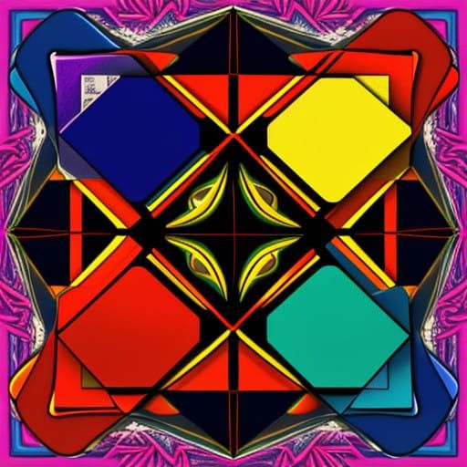 Shining Shapes. colorful Shapes. Piet Mondrian.