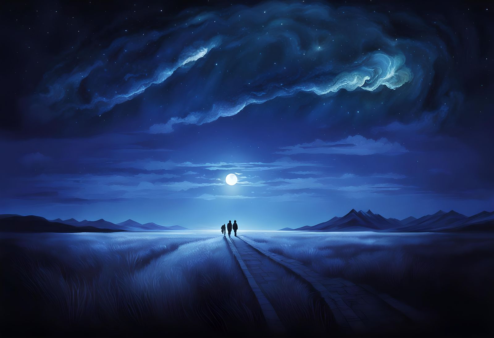 night stroll - AI Generated Artwork - NightCafe Creator