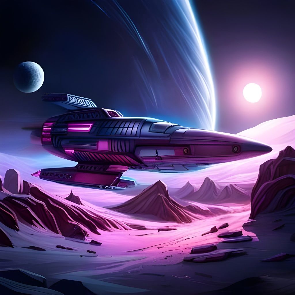 Exploration Spaceship - AI Generated Artwork - NightCafe Creator