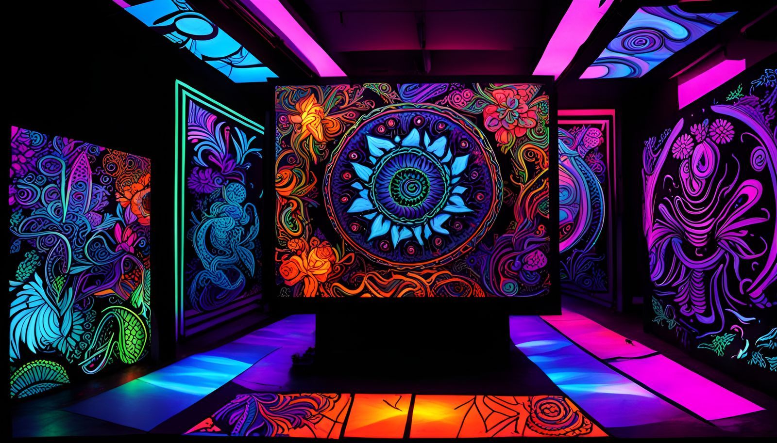Black Light Art - AI Generated Artwork - NightCafe Creator