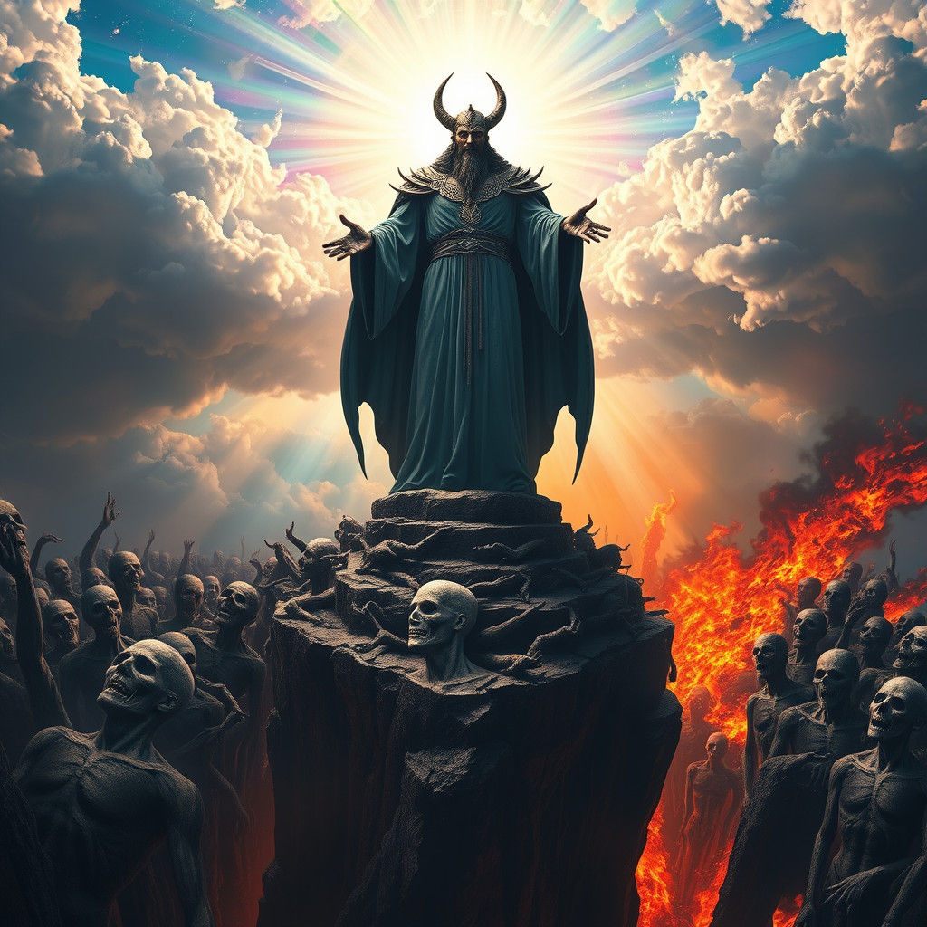 A hauntingly surreal Last Judgement scene 11