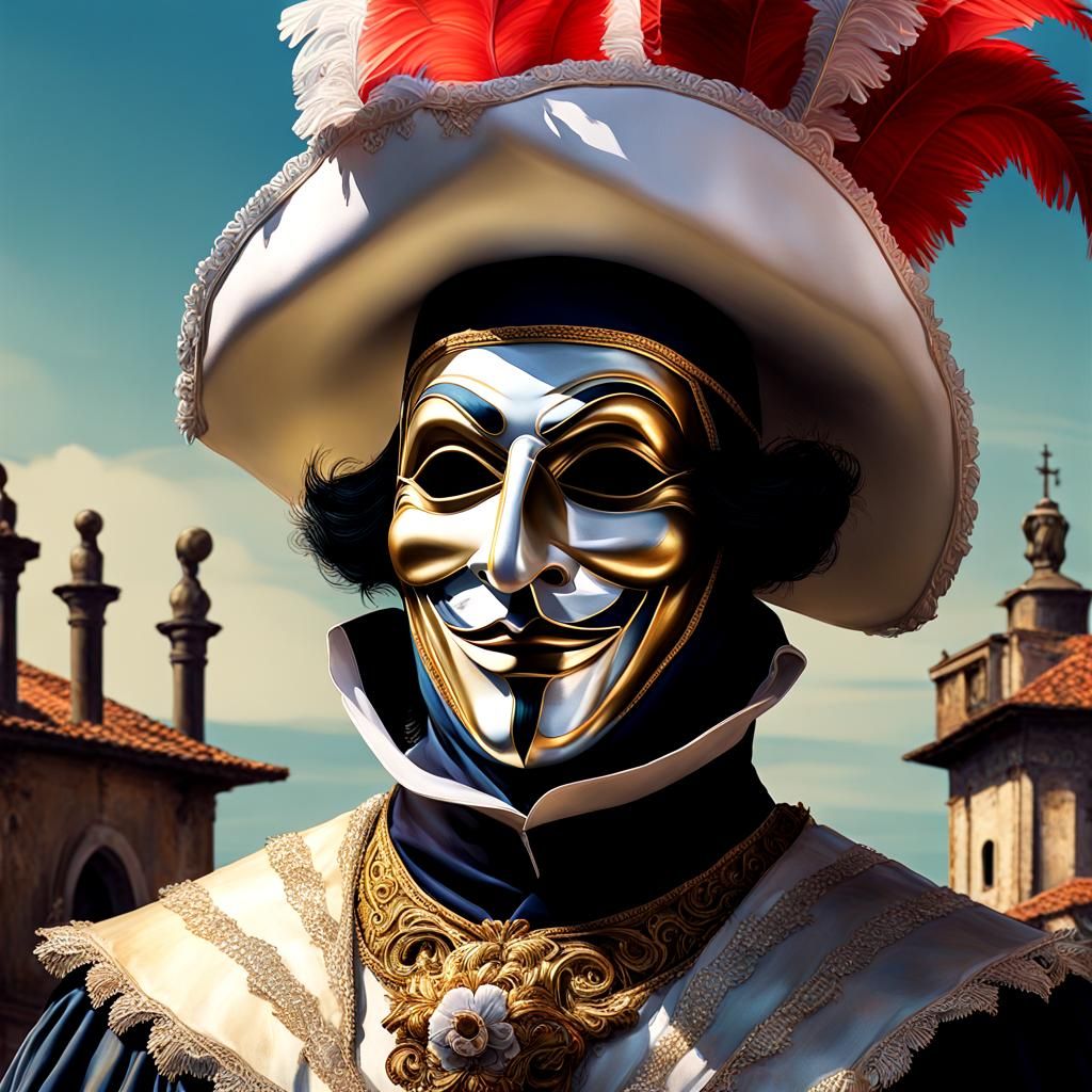 Pulcinella a Neapolitan mask from the "commedia dell'arte", Italian ...