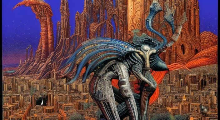 City Of Ancient Horrors - AI Generated Artwork - NightCafe Creator