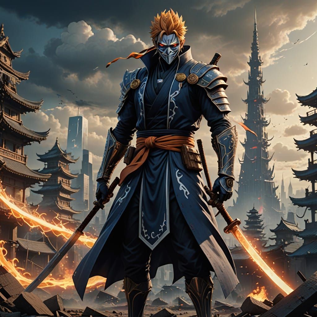 Aizen but wear mask - Epic Fantasy Warrior Stands Tall Again...