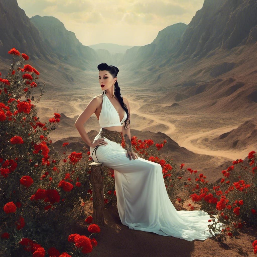 Kajira garden - AI Generated Artwork - NightCafe Creator