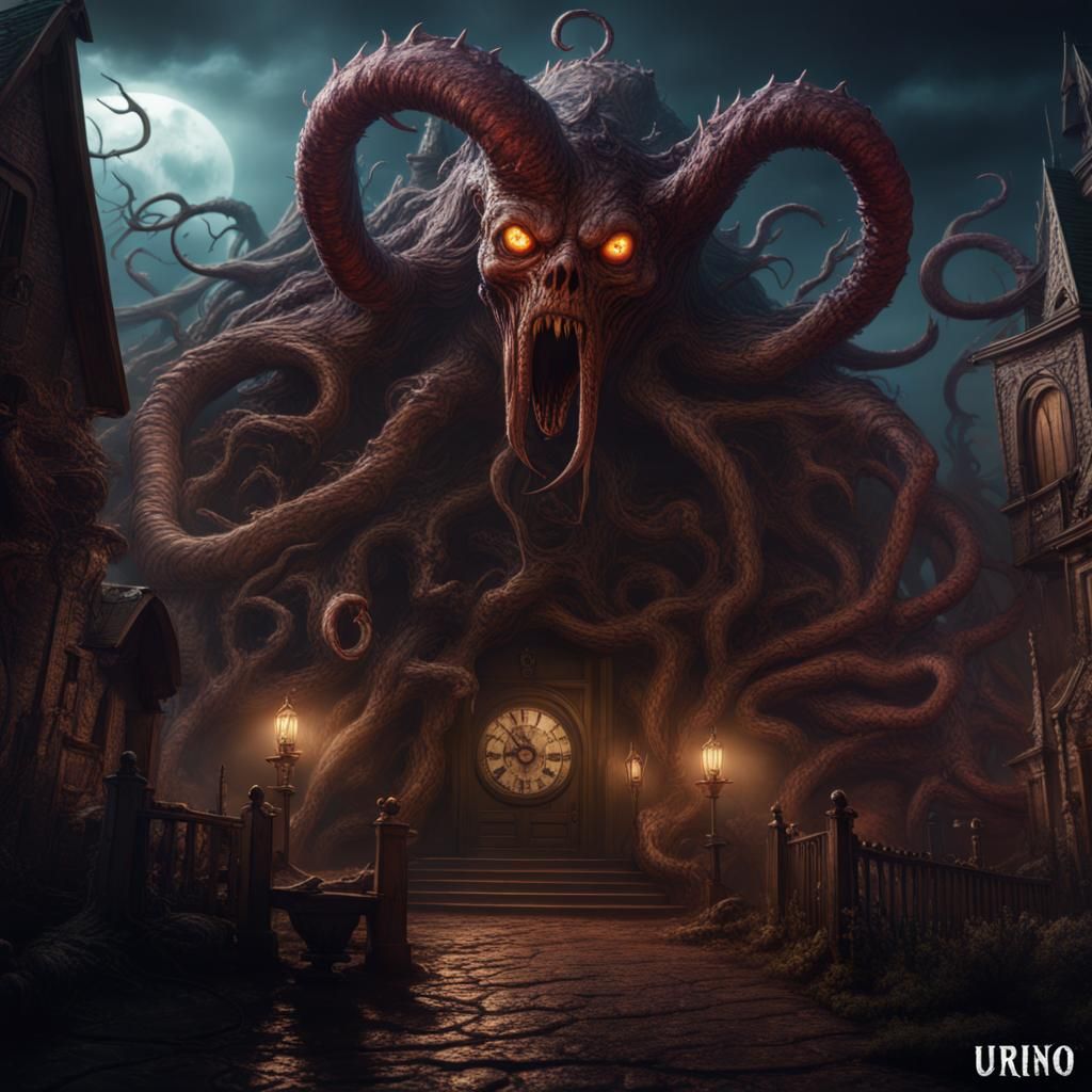 Demonic Eldritch Horror trunko - AI Generated Artwork - NightCafe Creator