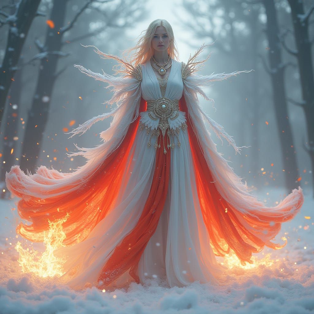 Goddess of ice and fire - Goddess of Ice and Fire in Futuris...
