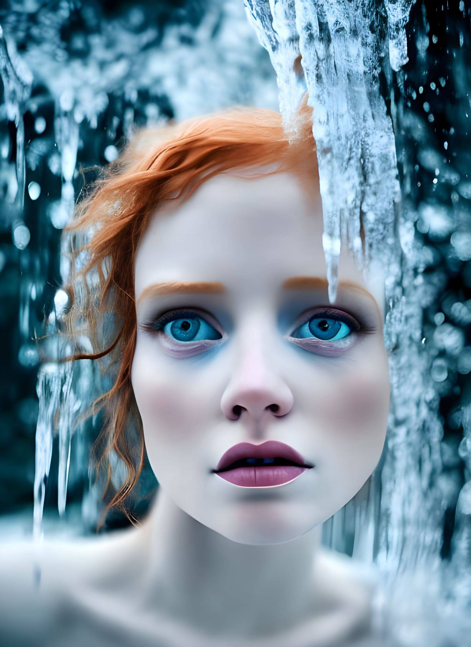 Frozen. - AI Generated Artwork - NightCafe Creator