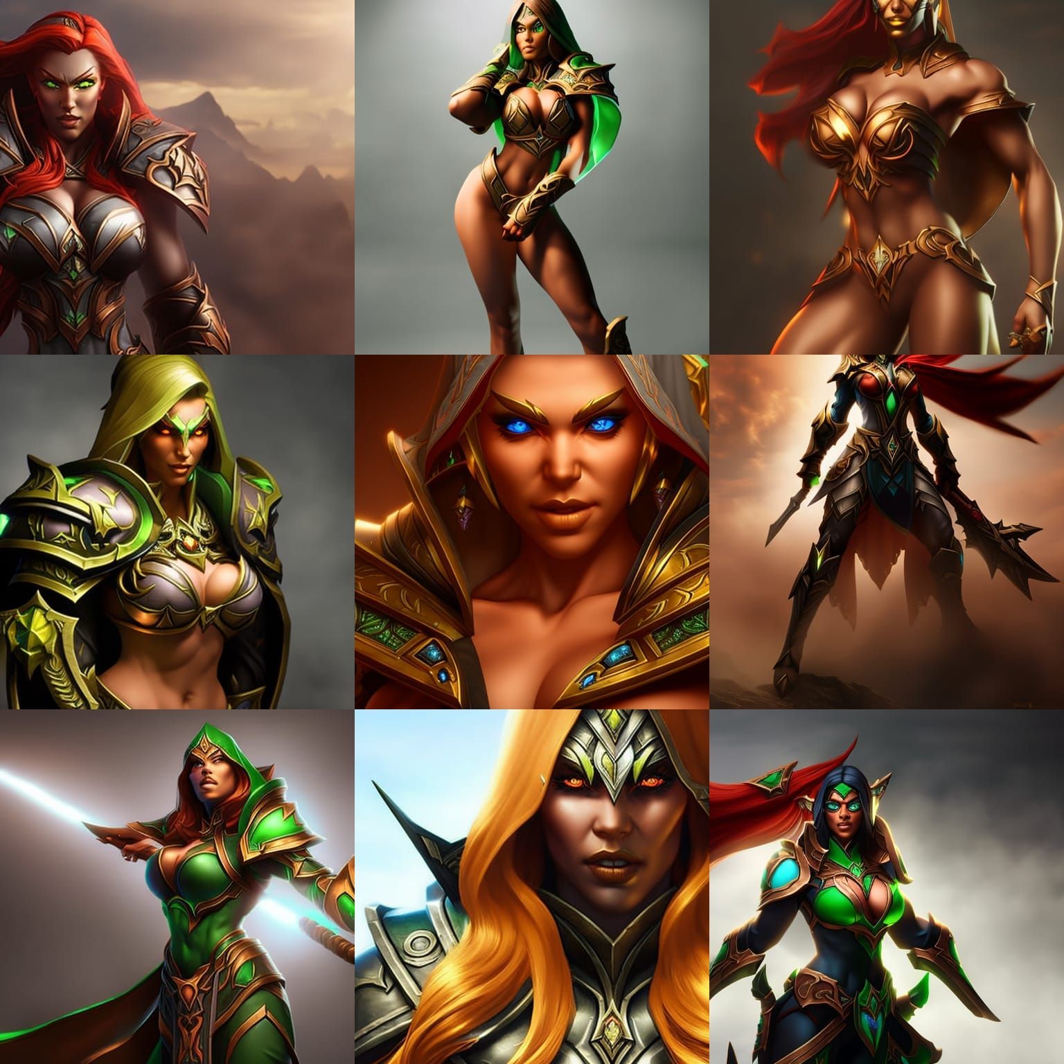 Sylvanus Windrunner, World of warcraft - AI Generated Artwork - NightCafe Creator