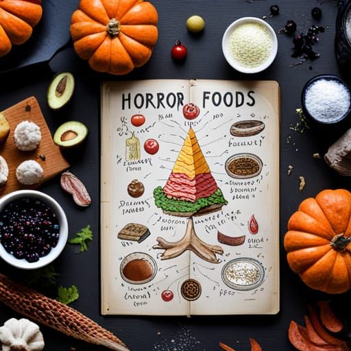 Horror food - AI Generated Artwork - NightCafe Creator