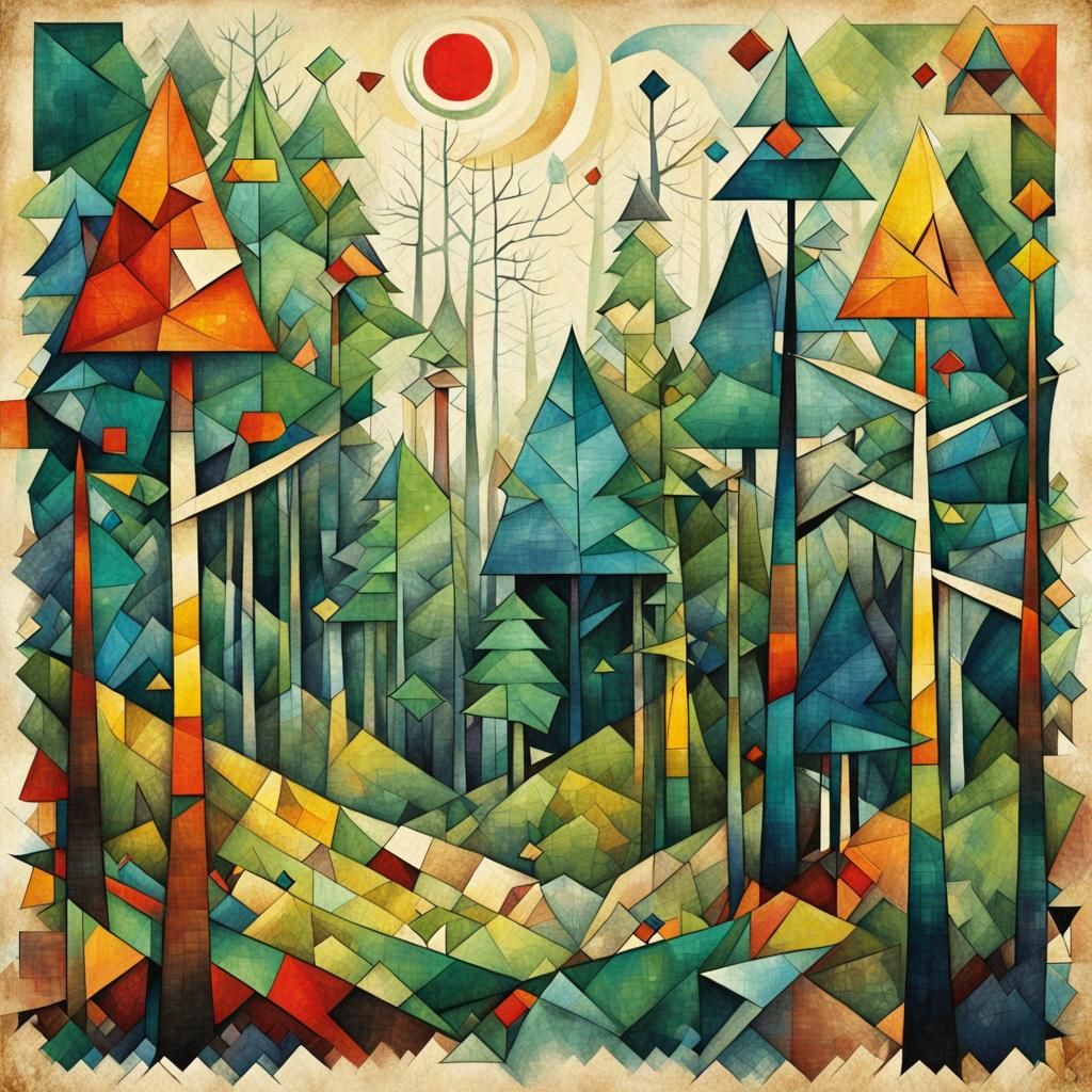 The Forest! Abstract Cubism! - The Forest! Abstract Cubism!