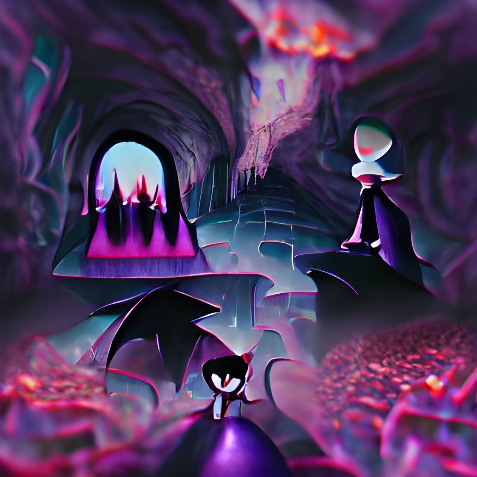 Venture to the Underworld - AI Generated Artwork - NightCafe Creator