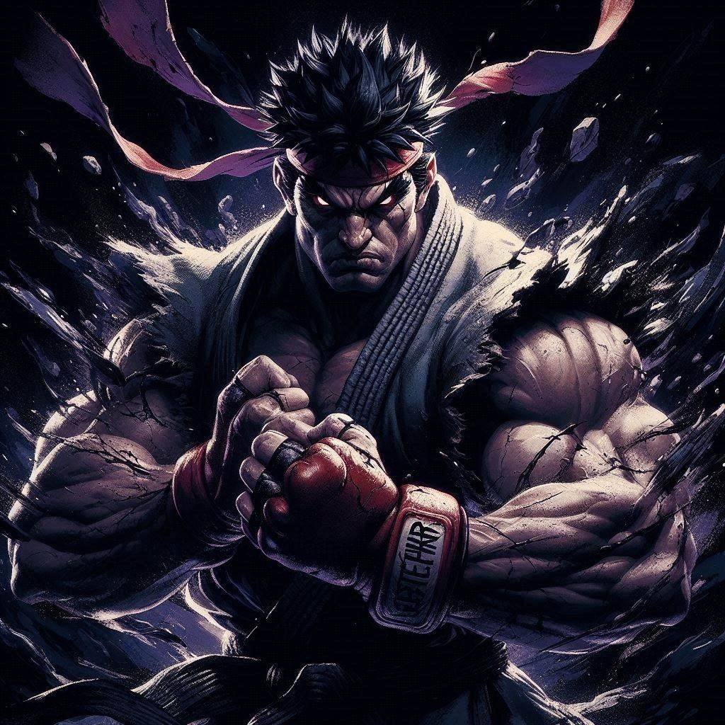 Evil Ryu - AI Generated Artwork - NightCafe Creator