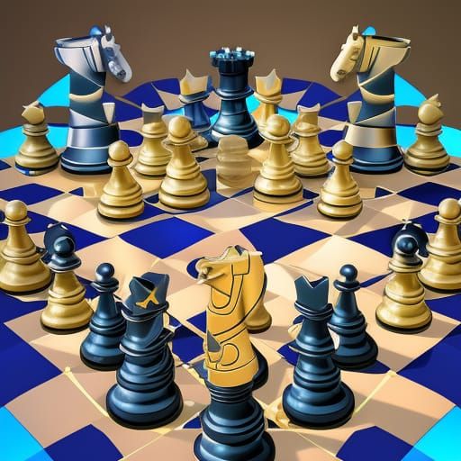 cosmic chess game - AI Generated Artwork - NightCafe Creator
