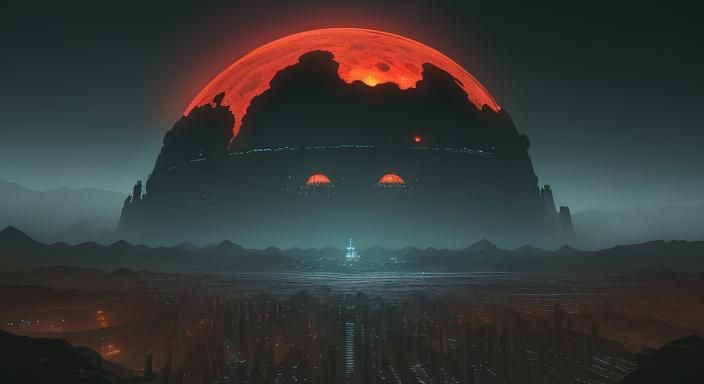 Alien Planet - AI Generated Artwork - NightCafe Creator
