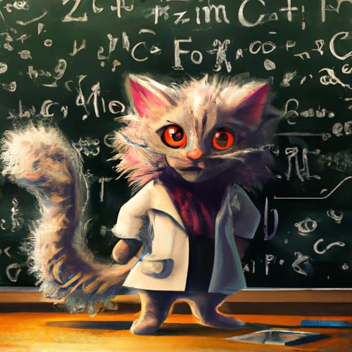 Mad scientist cat - AI Generated Artwork - NightCafe Creator