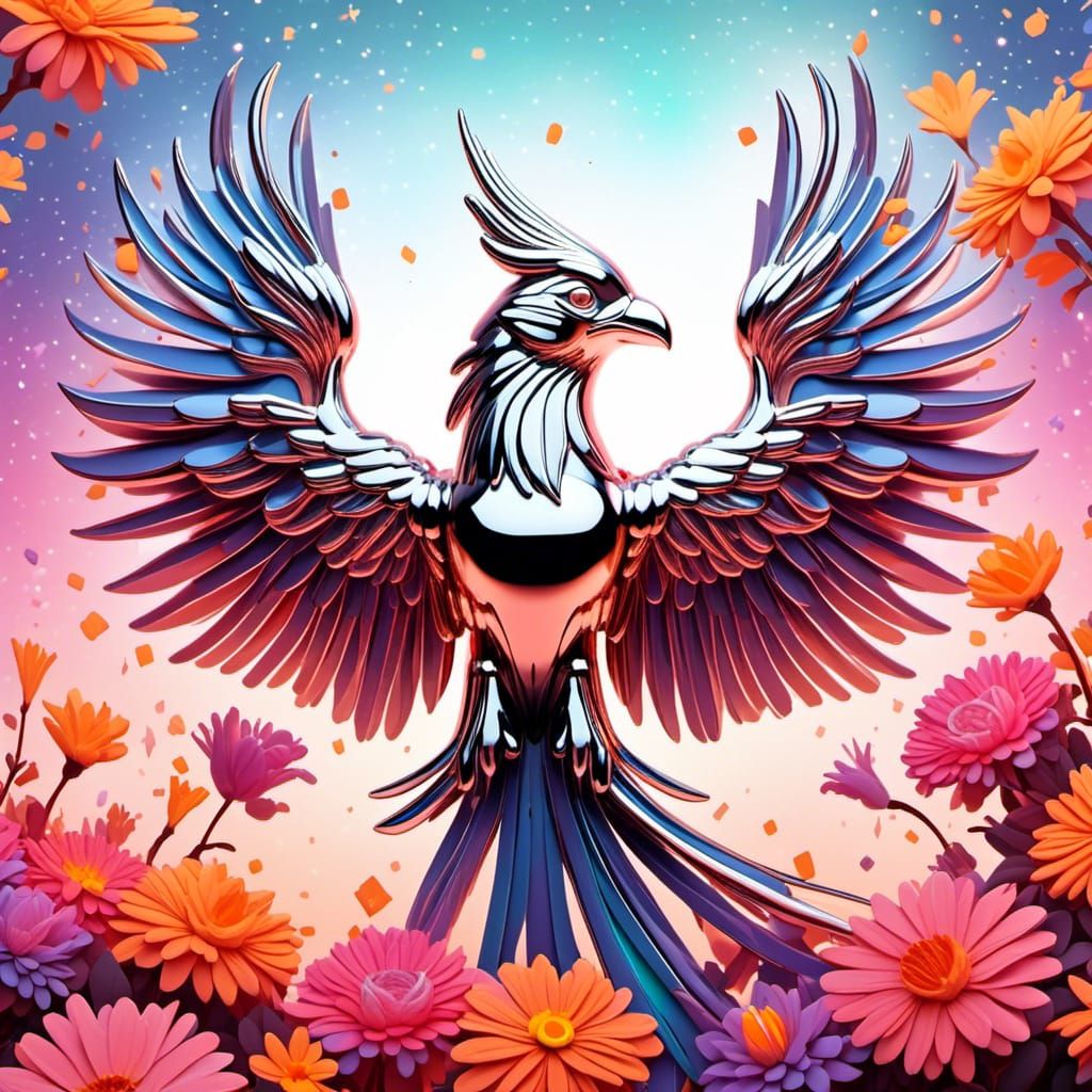 Chrome Android phoenix - Phoenix Rises from the Flame in a ...