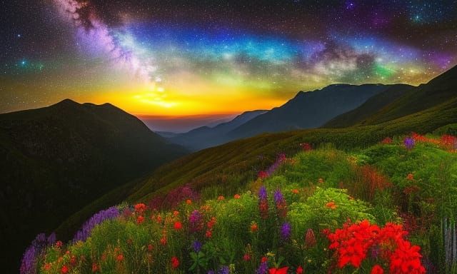 Starry Night - AI Generated Artwork - NightCafe Creator