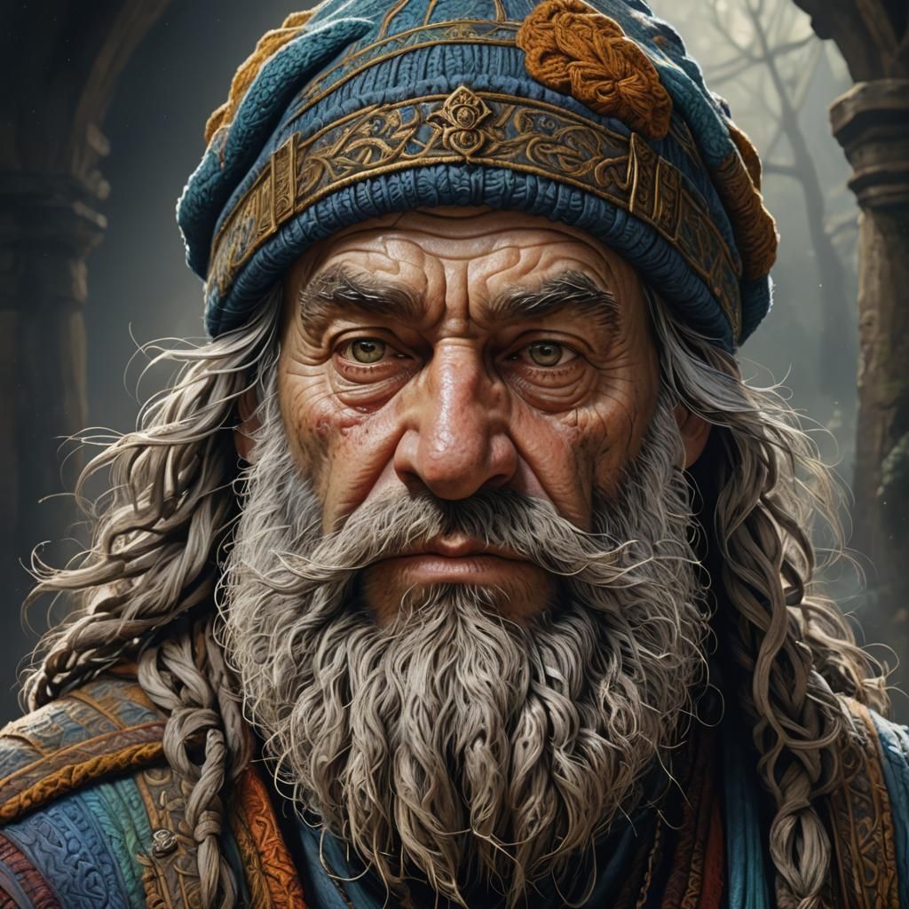 Grizzled Dwarf Healer - AI Generated Artwork - NightCafe Creator