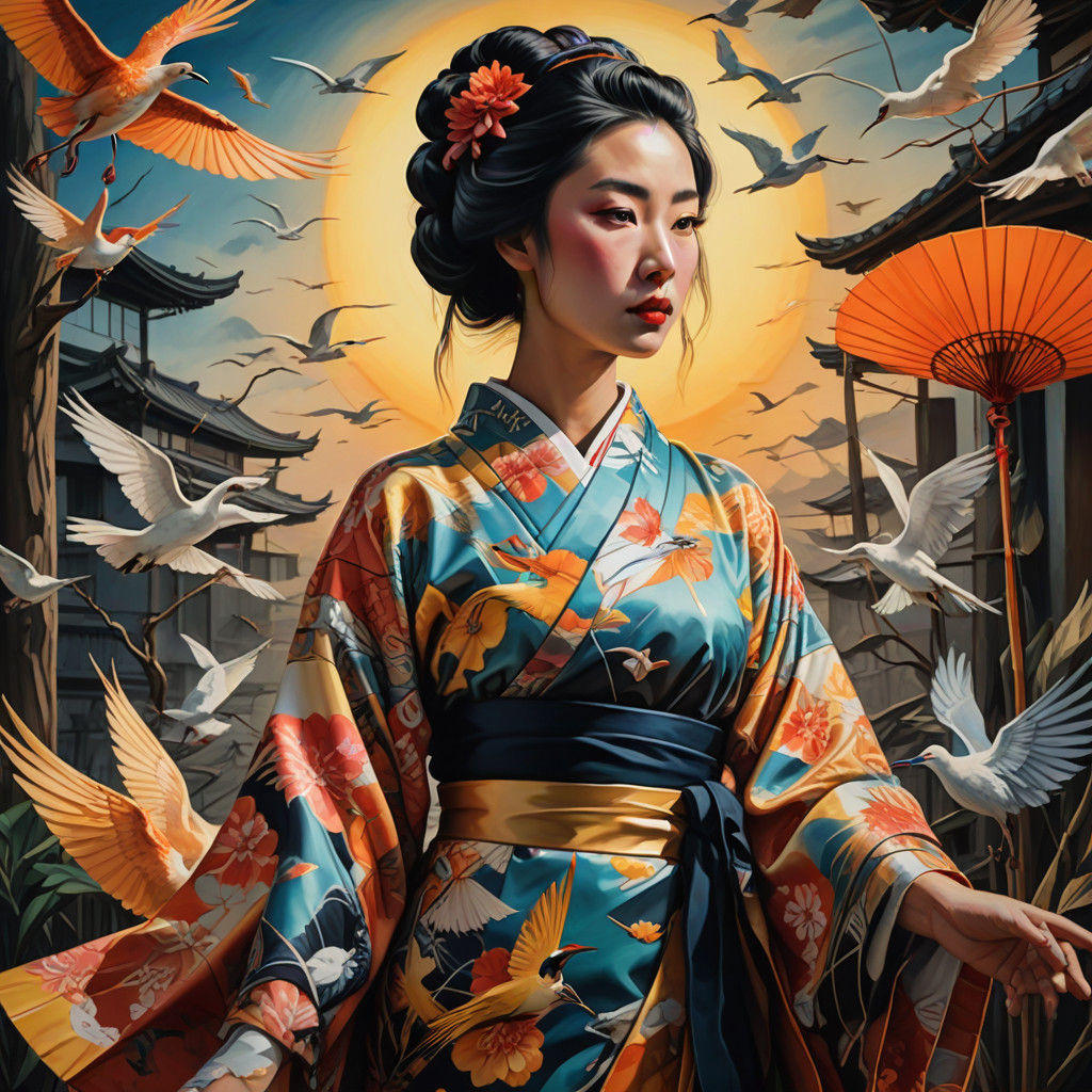 Surrealism: **Trompe-l'œil Dadaism Picture of a 16th century Japanese ...