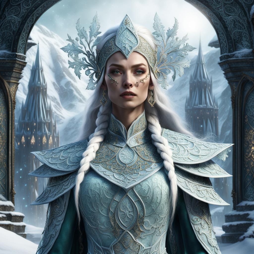 Nordic elven Queen - AI Generated Artwork - NightCafe Creator
