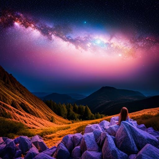 Cousin It's Stary Horizon - AI Generated Artwork - NightCafe Creator