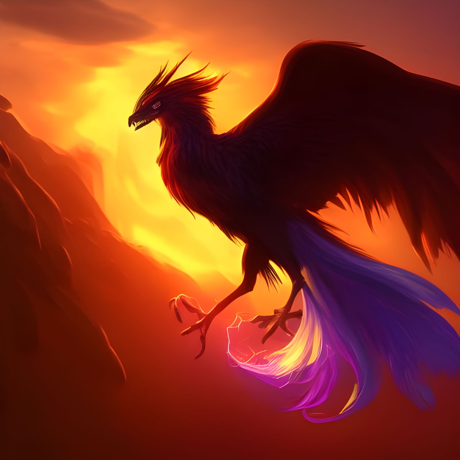 Phoenix - AI Generated Artwork - NightCafe Creator