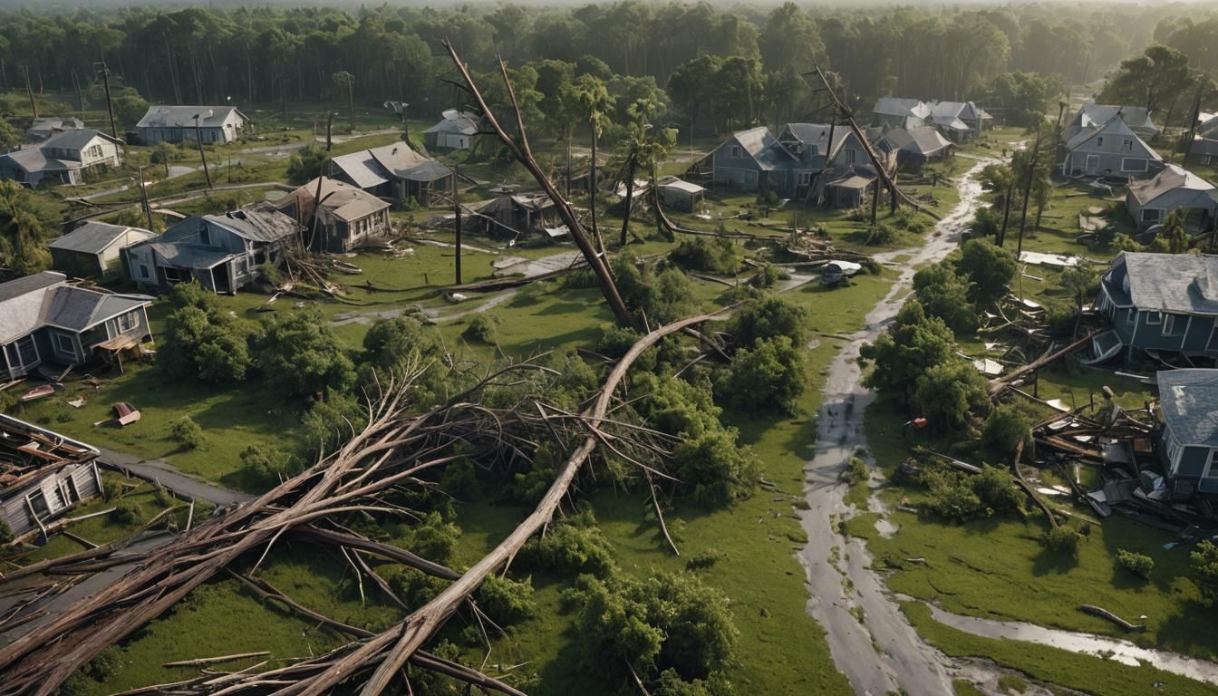 Hurricane Aftermath - AI Generated Artwork - NightCafe Creator