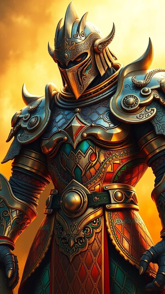 Goliath Fighter Resolute Studio Ghibli complementary colors deep color ...