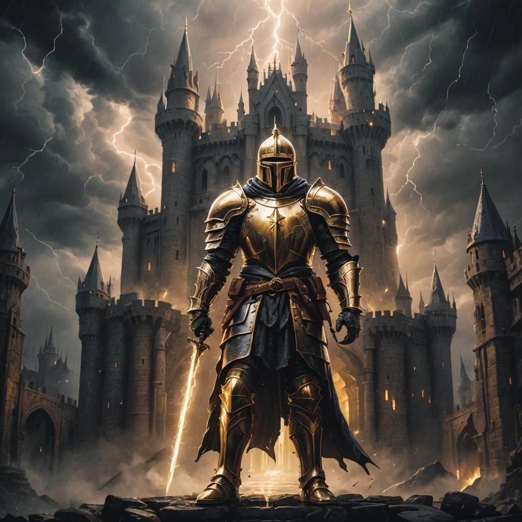 The lone knight - AI Generated Artwork - NightCafe Creator