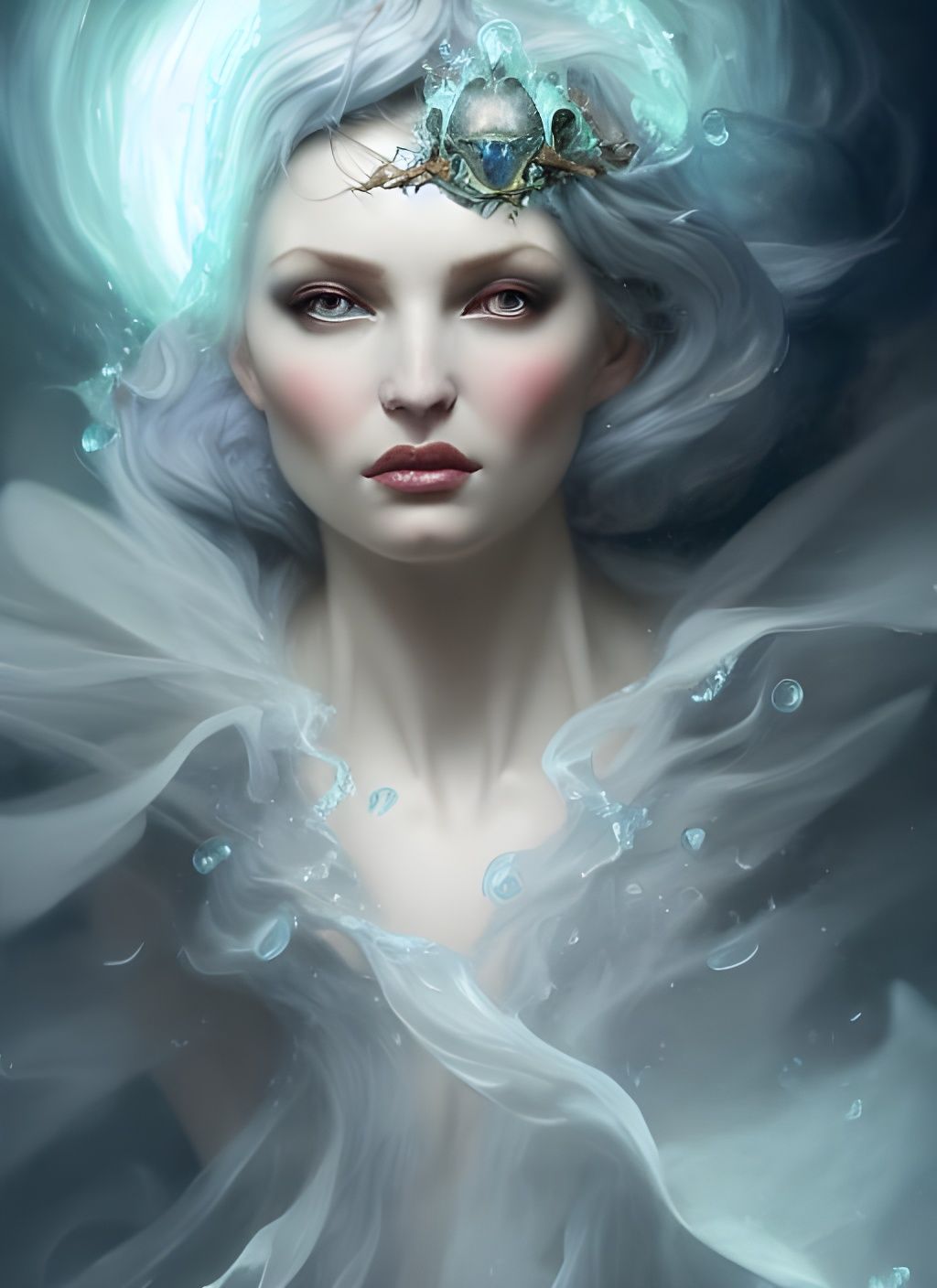 Ice Witch - AI Generated Artwork - NightCafe Creator