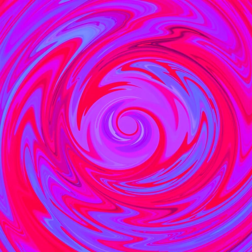 Whirling Cosmic Vortex in Vibrant Colors - AI Art