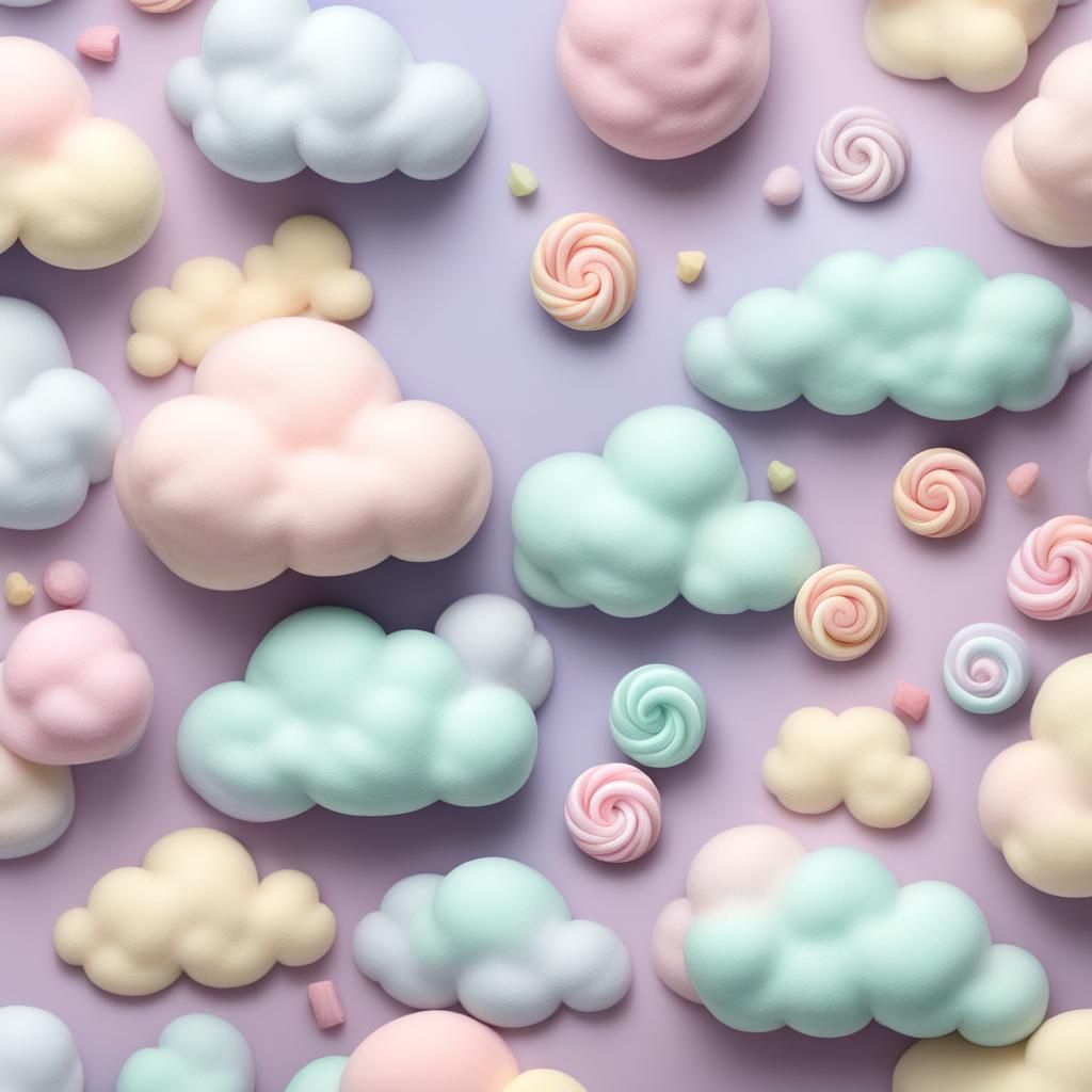 candy clouds - AI Generated Artwork - NightCafe Creator