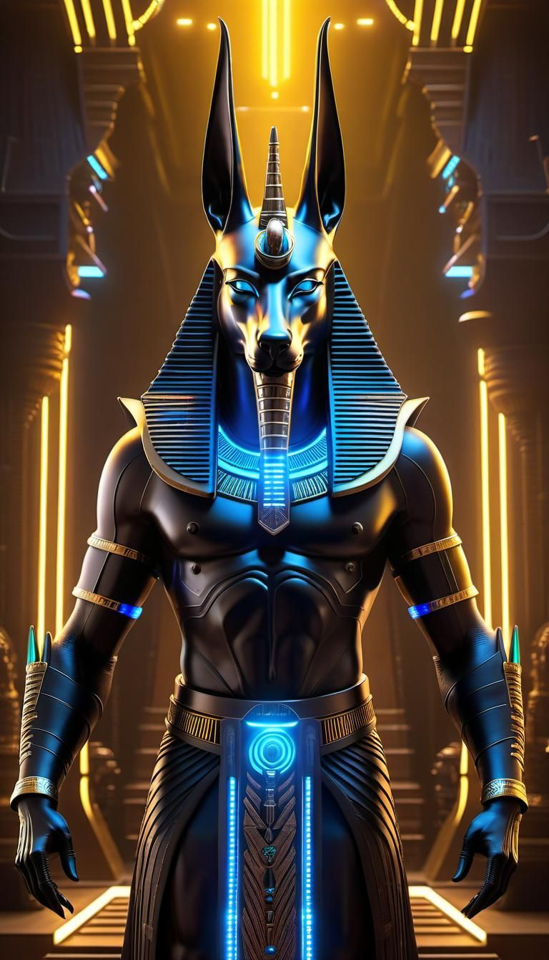 Anubis - AI Generated Artwork - NightCafe Creator