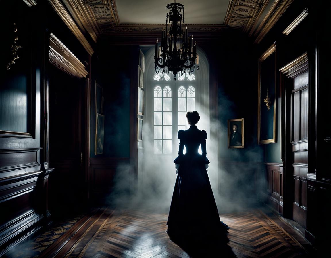 Haunted Victorian Mansion - AI Generated Artwork - NightCafe Creator
