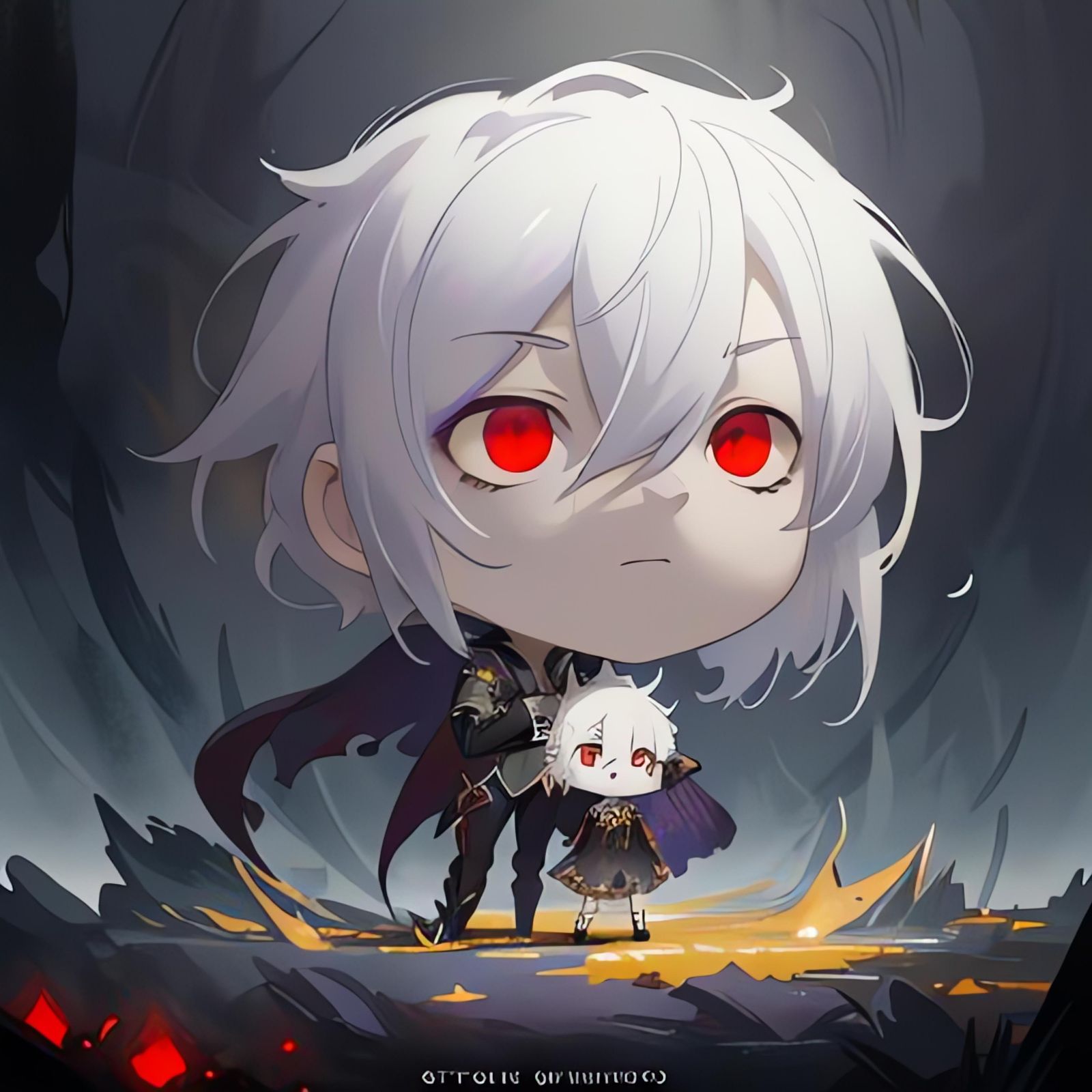 Vampire Chibi - AI Generated Artwork - NightCafe Creator